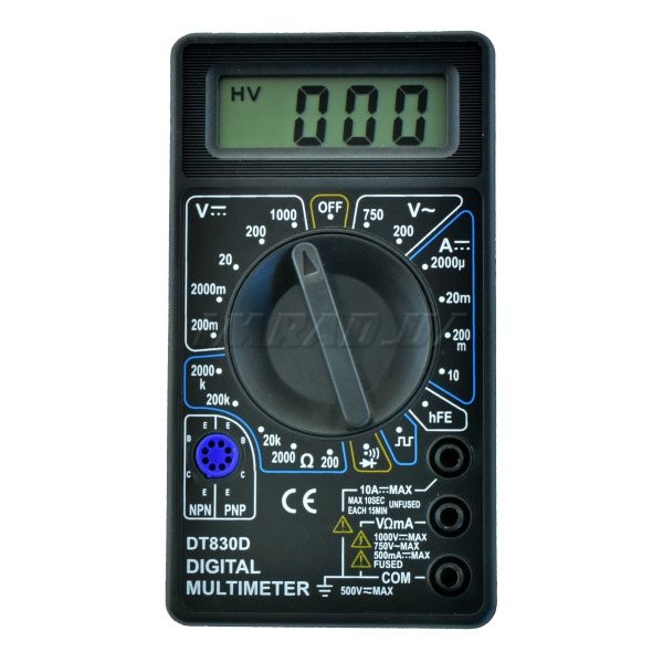ᐉ Мультиметр Мультиметр DT-830D купити в Києві • IMRAD - український ...
